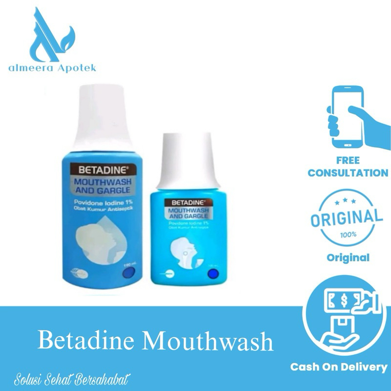 Jual BETADINE MOUTHWASH AND GARGLE / Obat Kumur Antiseptik | Shopee Indonesia