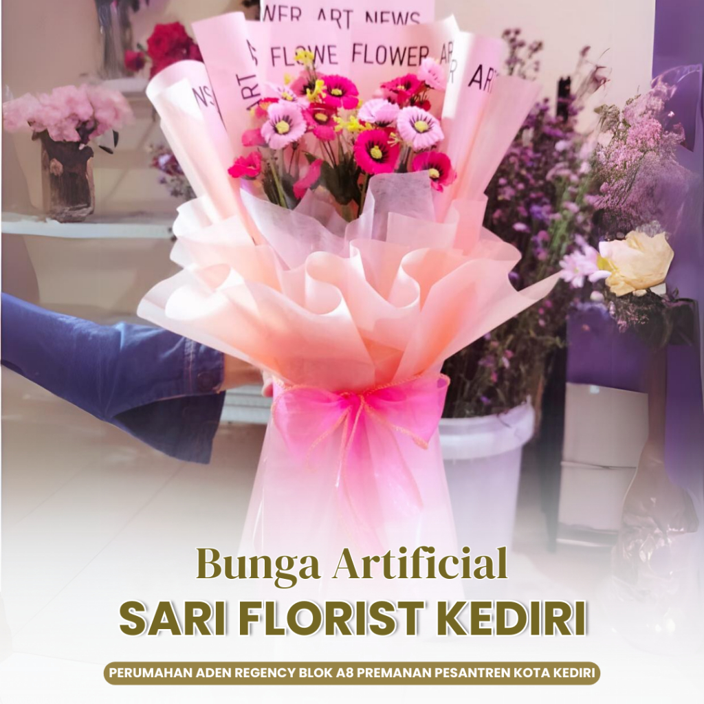 Jual Sari Florist Kediri - Buket Bunga Simple Artificial untuk Sidang ...
