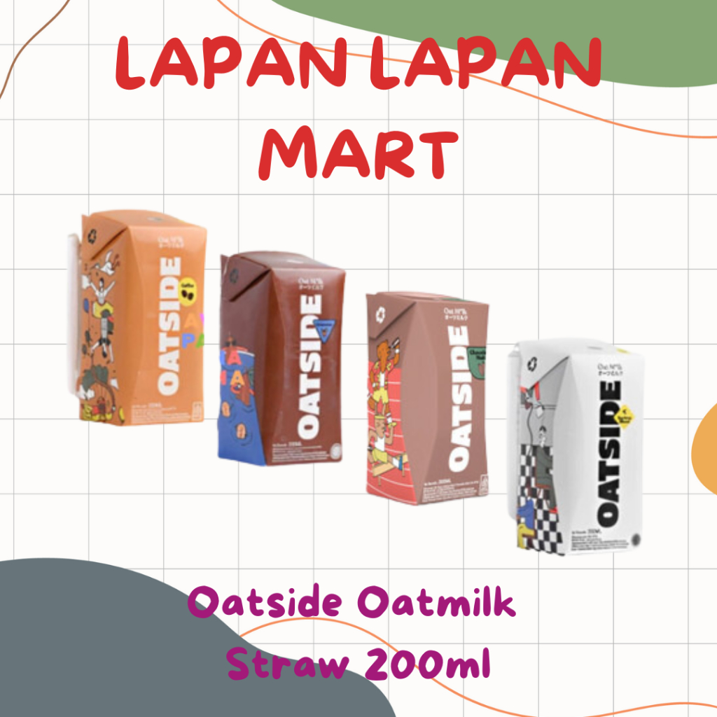 Jual Oatside Oat Milk Straw 200ml | Shopee Indonesia