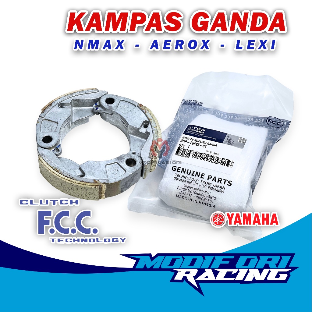Jual NMAX 155 - Kampas Ganda Original FCC Aerox - Nmax _ Lexi PNP 1 set Kampas Ganda Yamaha Nmax ...