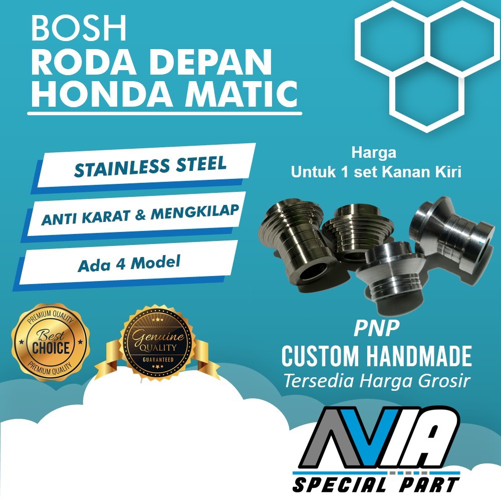 Jual Bosh Gearbox Roda Depan Stainless Steel Custom Handmade Thailand ...