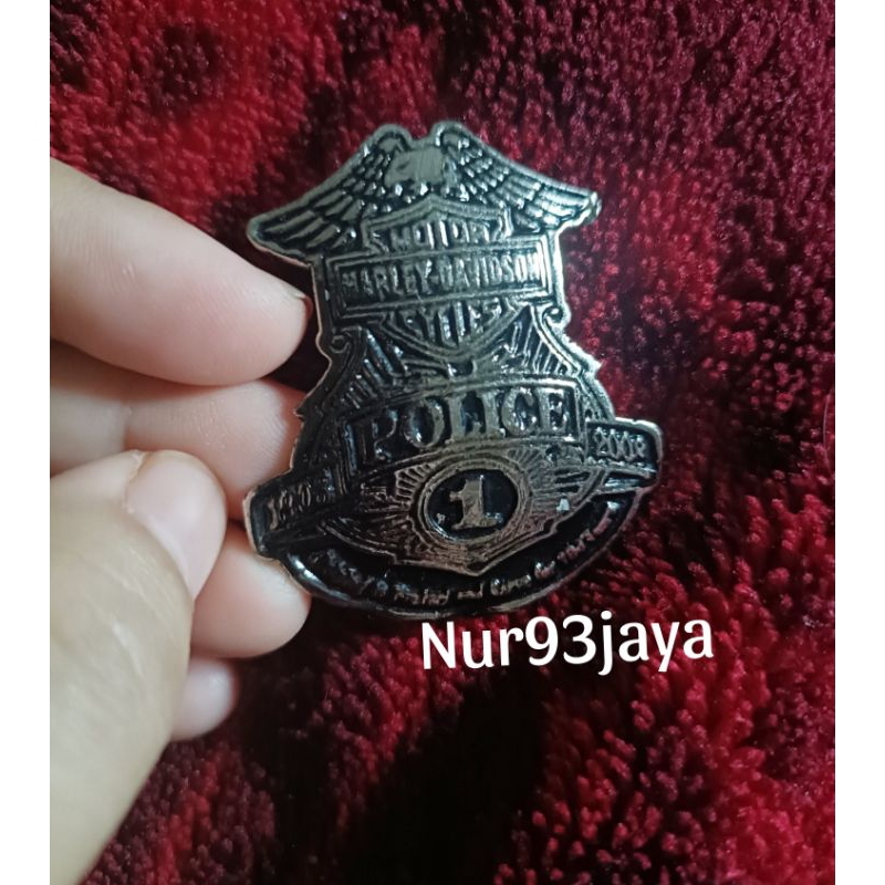Jual logo logam POLICE HARLEY DAVIDSON | Shopee Indonesia