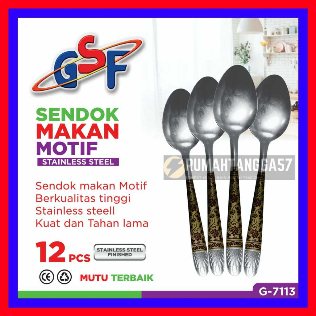 Jual SENDOK MAKAN MOTIF BATIK / SENDOK BATIK / SENDOK MOTIF BATIK ...