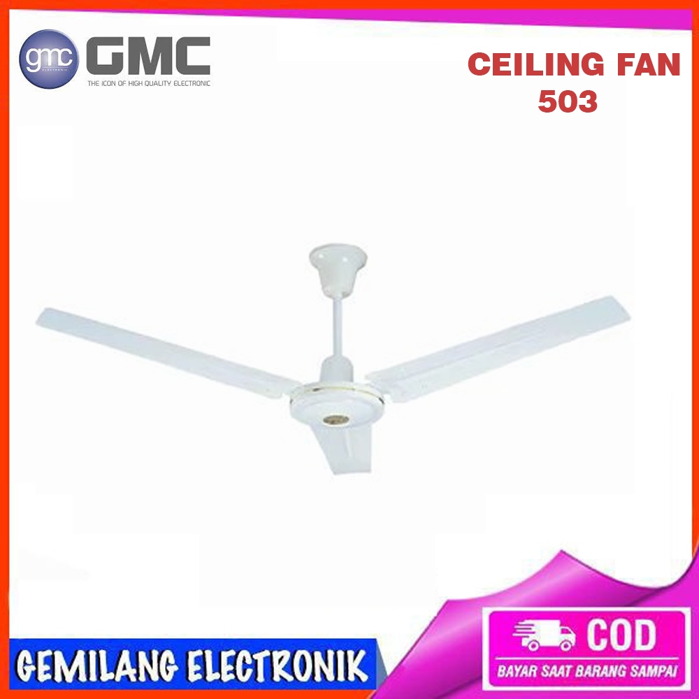 Jual Kipas Angin Baling Langit Ceiling Fan GMC 503 Kipas Plafon | Shopee Indonesia