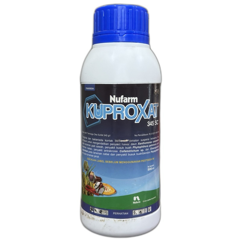 Jual FUNGISIDA KUPROXAT 345 SC 500 ML NUFARM/OBAT PENYAKIT KRESEK/HAWAR ...