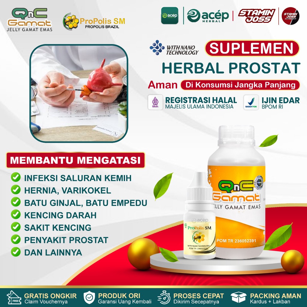 Jual Obat Prostat Radang Prostat Batu Ginjal Gagal Ginjal Pembengkakan ...