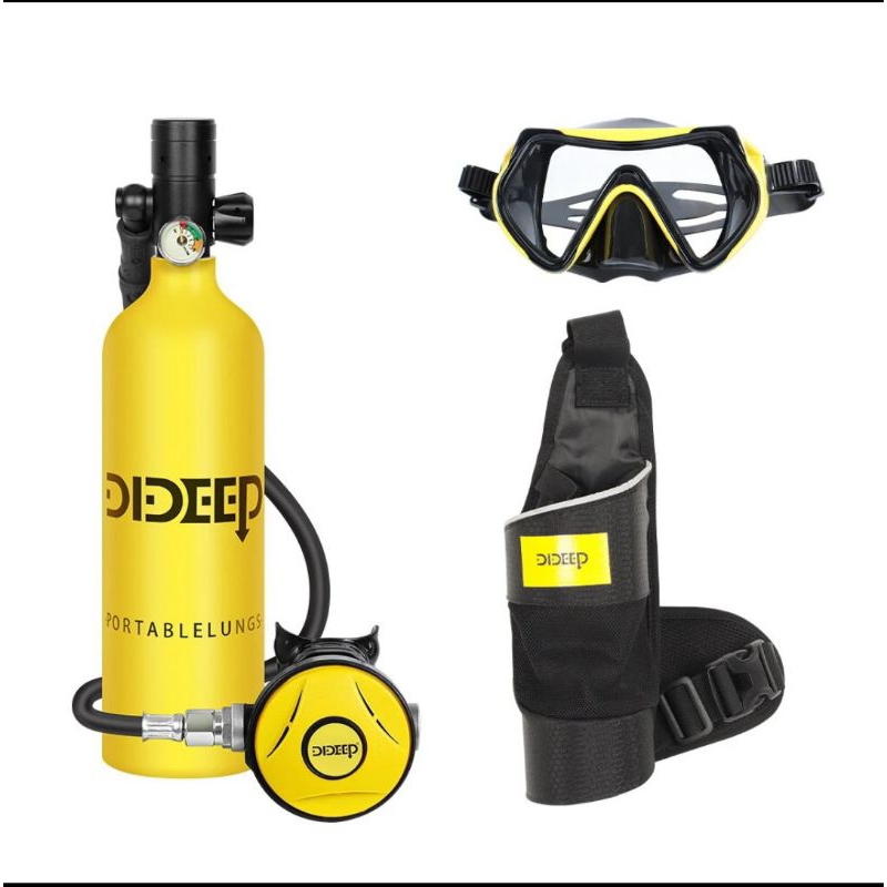 Jual DIDEEP 1 L Mini Scuba Tank Diving Equipment Oxygen Dive | Shopee ...