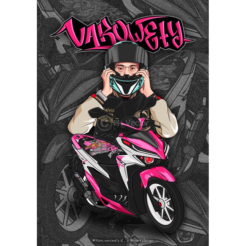 Jual Jasa Desain Vector Motor by HaplesDesign | Shopee Indonesia
