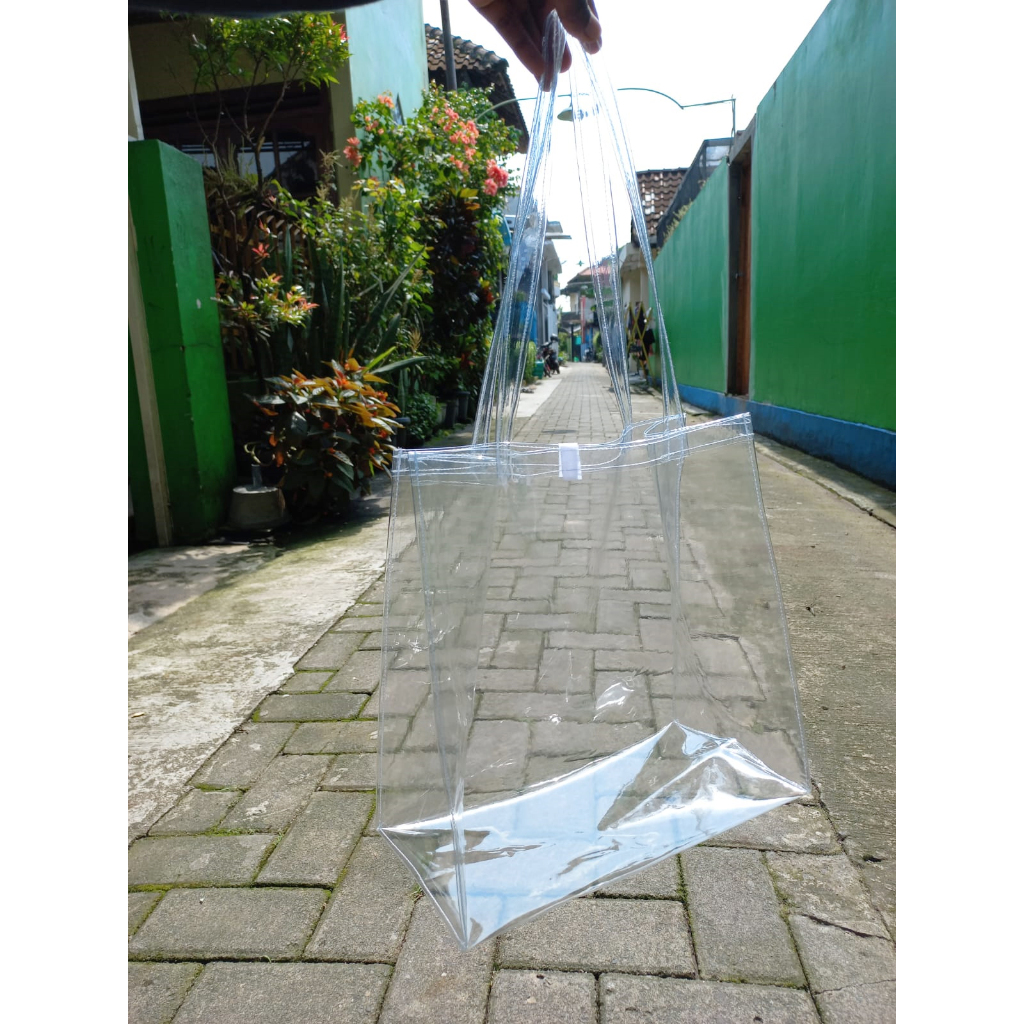 Jual 35x35x15 Tas PVC Custom Ukuran / Tas Mika Custom Ukuran / Tas Mika ...