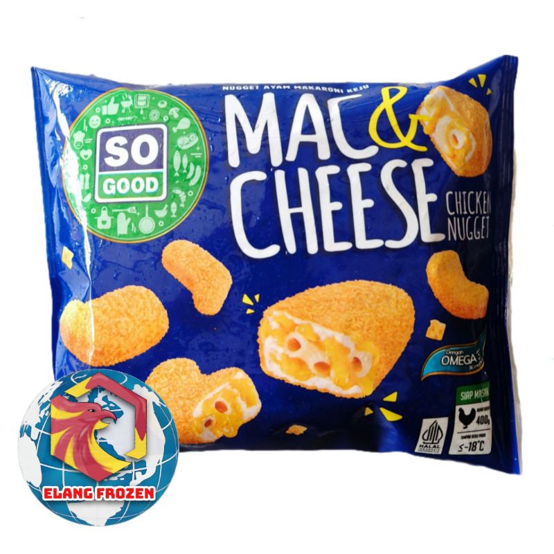 Jual So Good Chicken Nugget Mac & Cheese 400gr | Shopee Indonesia