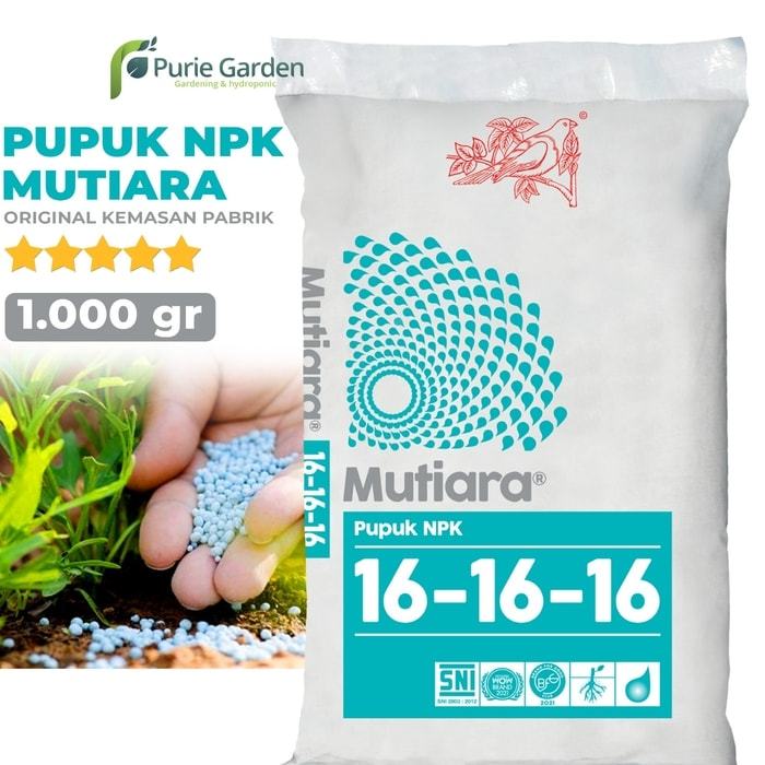 Jual PUPUK NPK Mutiara 16 16 16 UK. 1 KG | Shopee Indonesia