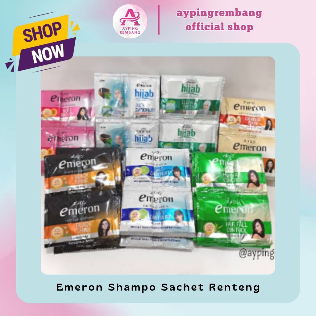 Jual Emeron Shampo Sachet Renteng DAPAT 3RENTENG | Shopee Indonesia
