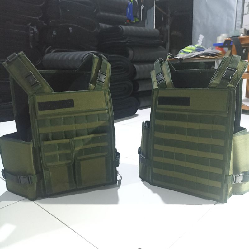 Jual Rompi Angin Rompi Pelindung Dada Rompi Model Kotak (Warna Hijau ...