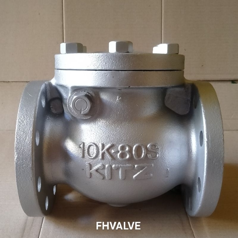 Jual Swing Check Valve KITZ 3" Inch Cast Iron Flange Jis 10K | Shopee ...