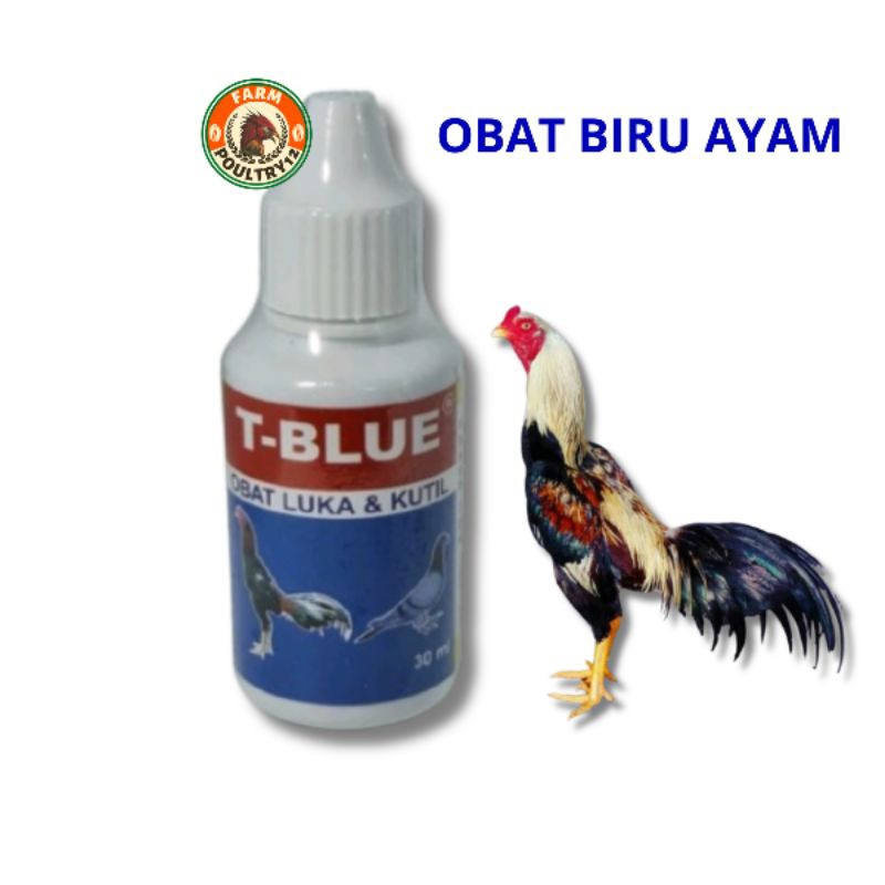 Jual OBAT BIRU AYAM TBLUE OBAT LUKA OBAT CACAR AYAM OBAT KUTIL T-BLUE | Shopee Indonesia