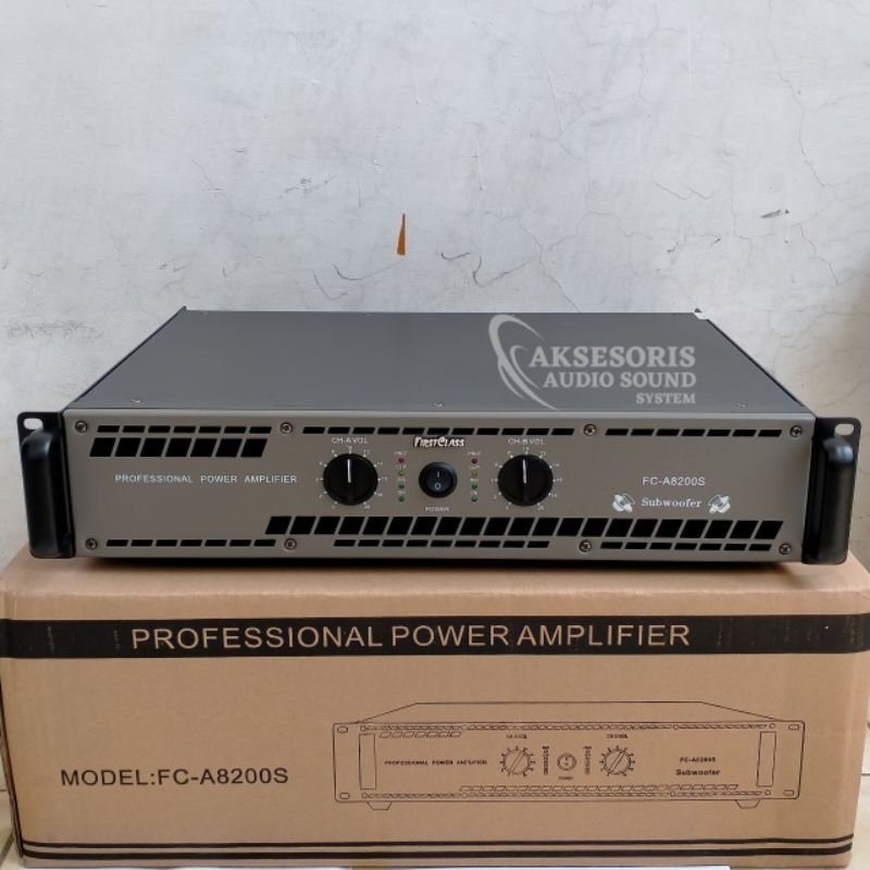 Jual Power Firstclass FC A8200S 2x900 Watt Original Produk Kualitas ...