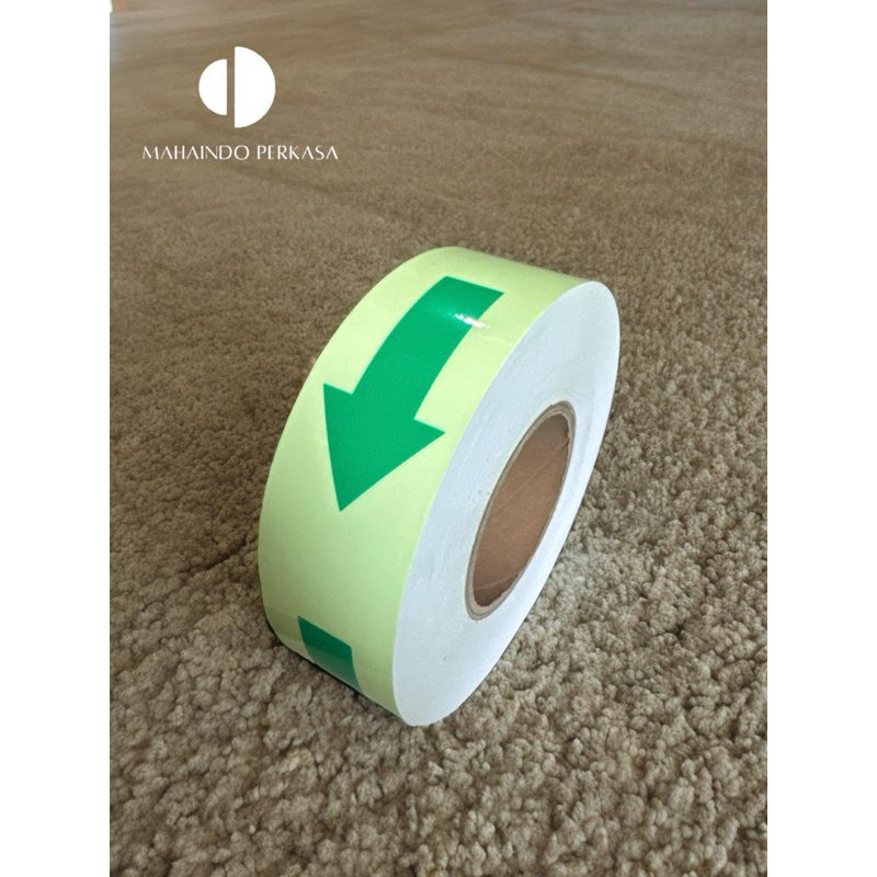 Jual Stiker Glow In The Dark Panah / Sticker Fosfor 5cm x 10m | Shopee ...