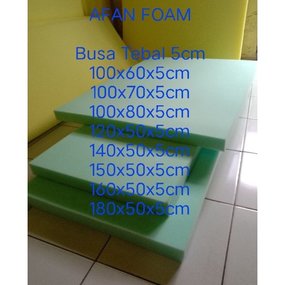 Jual Potongan Harga Busa Lembaran Ketebalan 5cm | Shopee Indonesia