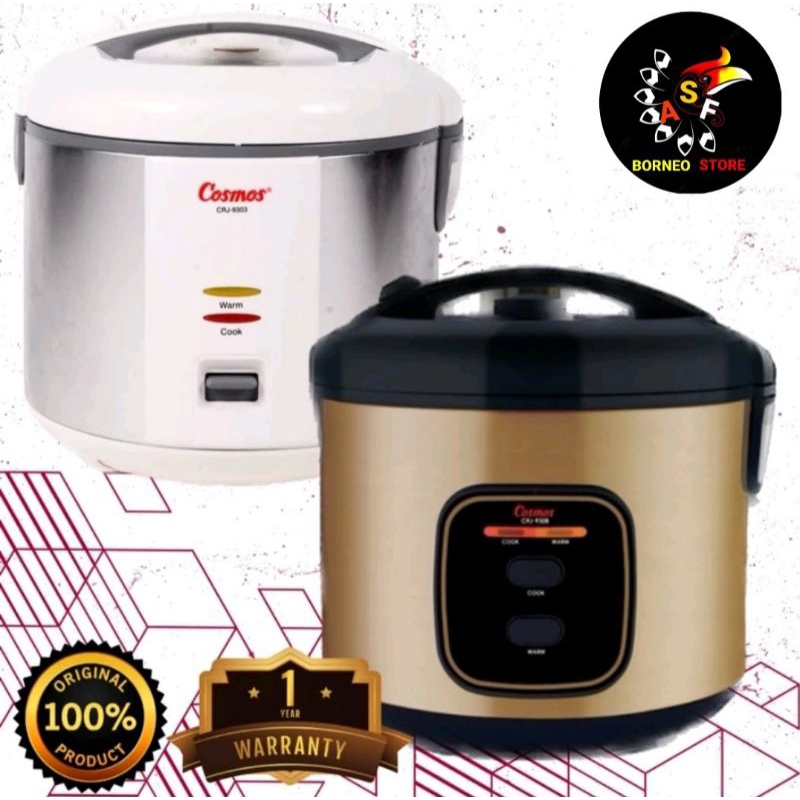 Jual Rice Cooker Magic Com Cosmos CRJ-9308 / CRJ-9303 Wadah Stainless ...