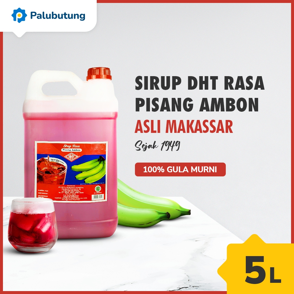 Jual PALUBUTUNG - Sirup DHT Pisang Ambon Asli Makassar 5Liter - Sirup ...