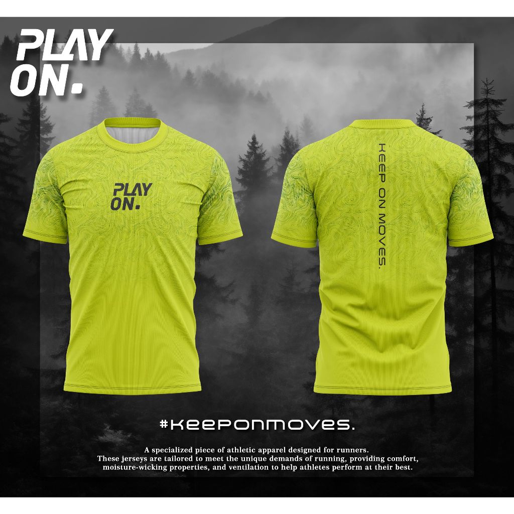 Jual PLAYON Running Jersey - Wave Series | Shopee Indonesia