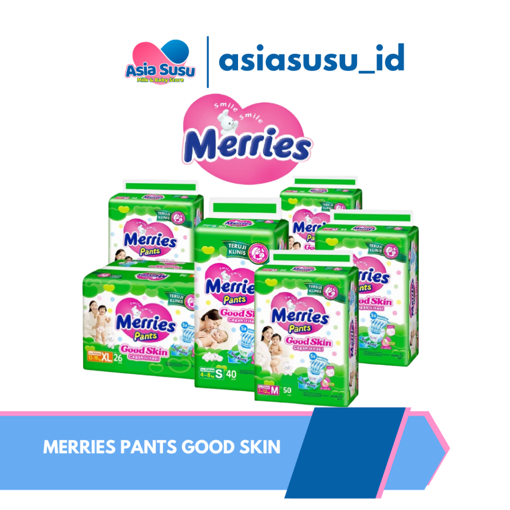 Jual Merries Pants Good Skin M L XL XXL / POPOK BAYI CELANA SEKALI ...