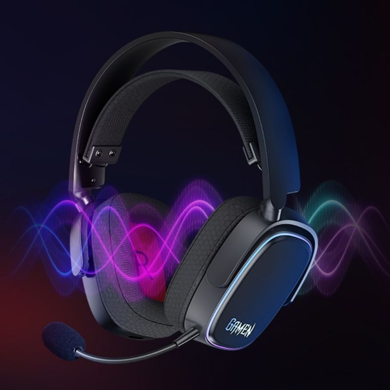 Jual GAMEN Wireless Gaming Headset Shadow Bluetooth 5.1 with 1000Mah ...