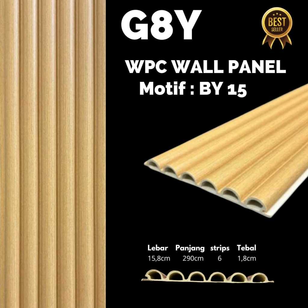 Jual WPC PANEL (PREMIUM) Panjang 3 Meter dan 1 Meter/Wpc Panel ...