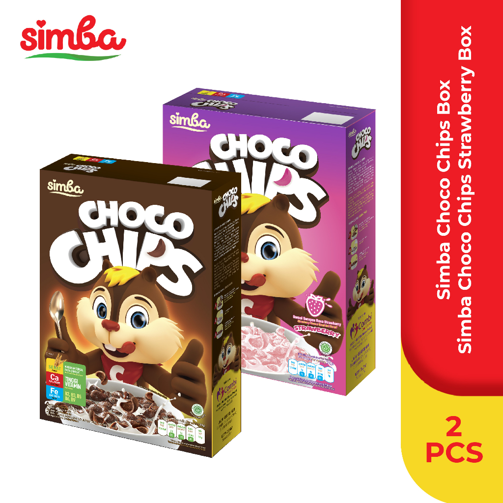 Jual 1 Choco Chip Cereal Box 300 gr & 1 Choco Chip Strawberry Box 300gr ...