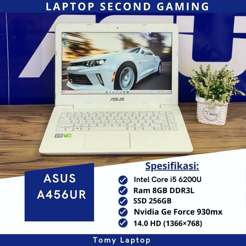 Jual LAPTOP BEKAS MURAH ASUS A456UR INTEL CORE I5 6200U VGA NVIDIA GE ...