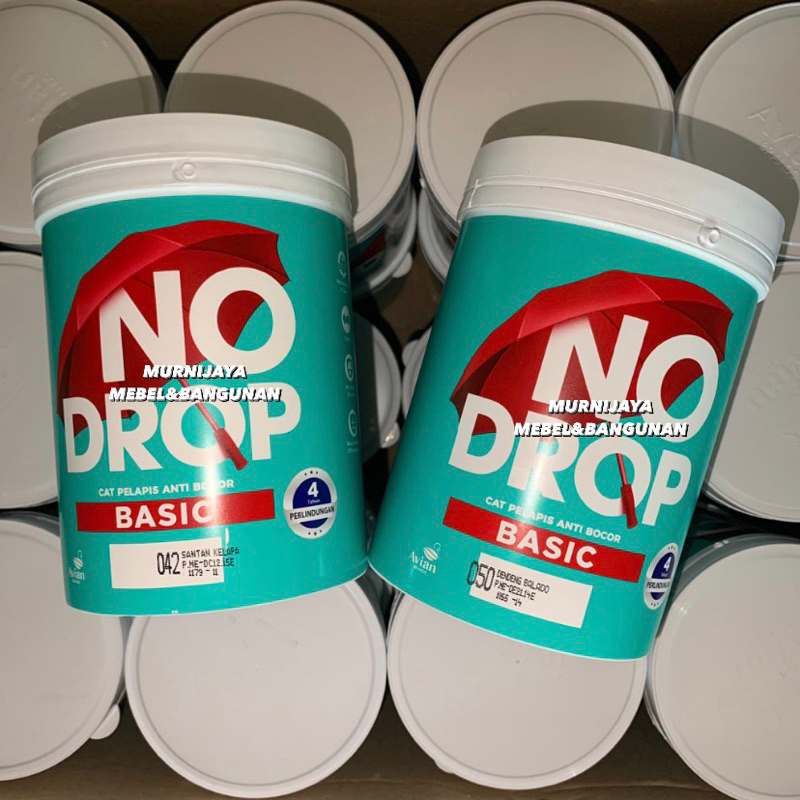 Jual NO DROP BASIC / KANSAI RAIN BLOCK 1KG CAT WATERPROOF PELAPIS ANTI ...