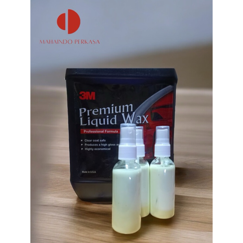 Jual 3M Premium liquid wax 06006 compound poles mobil kemasan repack ...