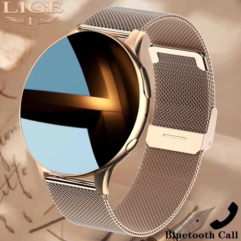 Jual LIGE Jam Tangan Pintar Pria Wanita Panggilan Bluetooth Jam Tangan ...