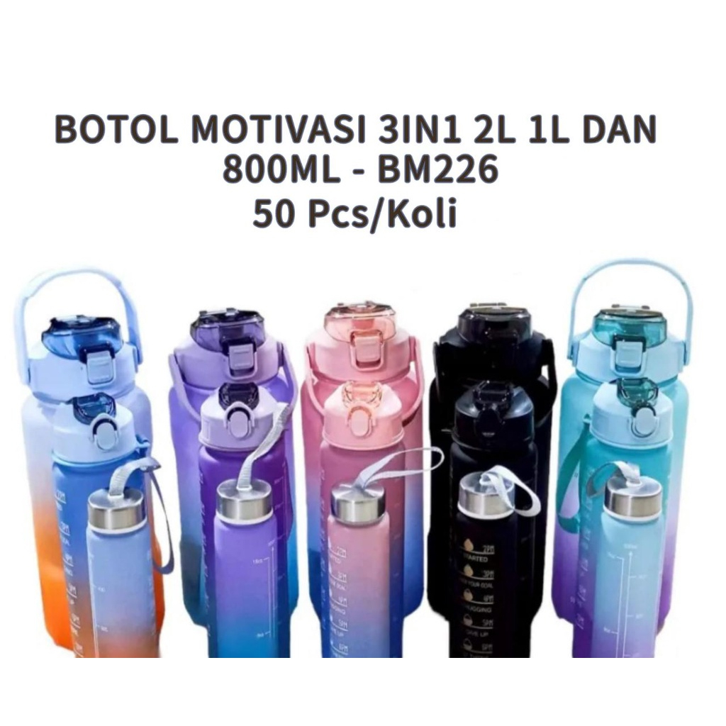 Jual Botol Minum Gradasi Viral Botol Beranak 3 in 1 Botol Dove ...
