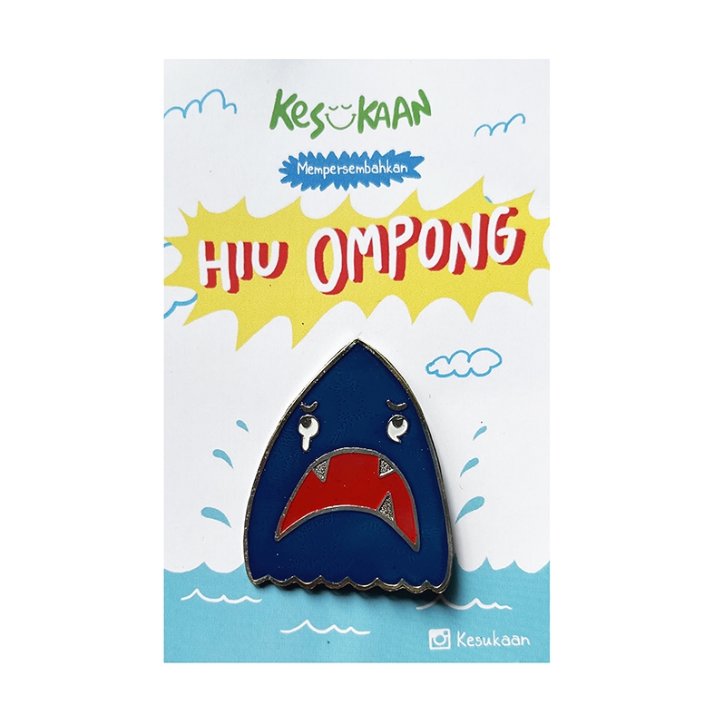 Jual ENAMEL PIN HIU OMPONG | Shopee Indonesia