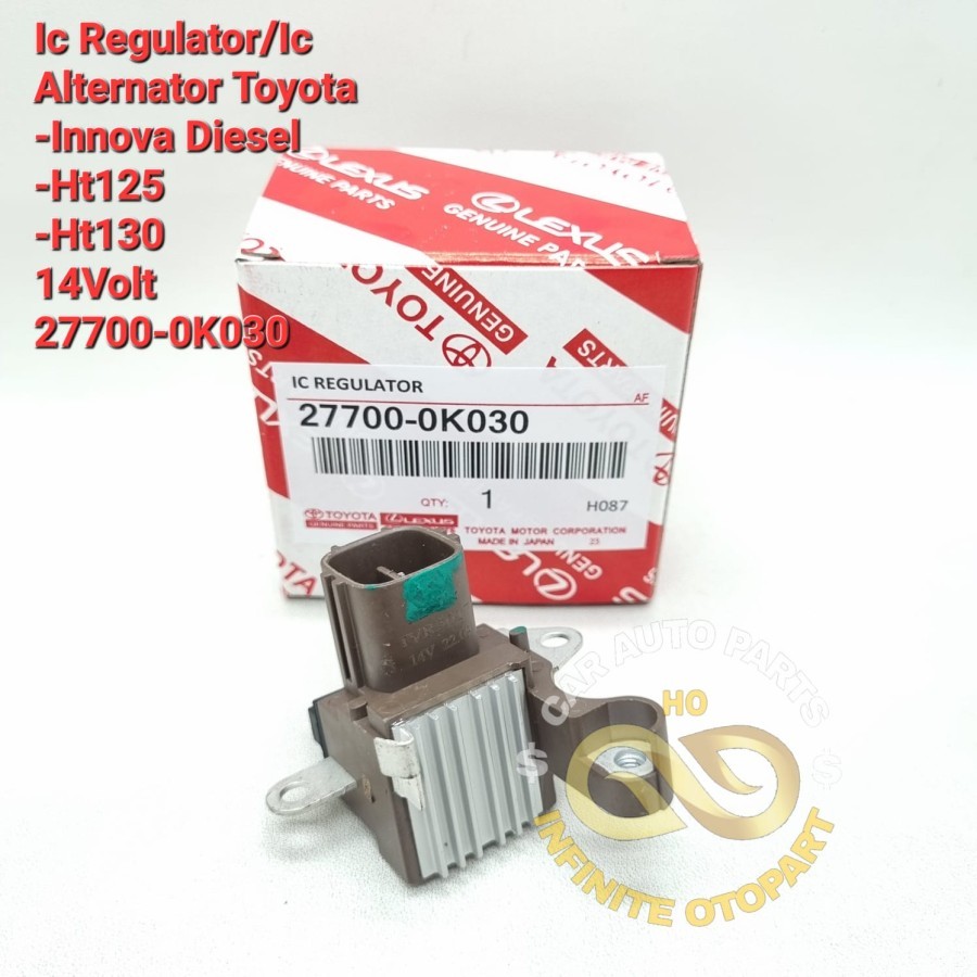 Jual IC REGULATOR IC ALTERNATOR TOYOTA INNOVA DIESEL INOVA HT125 HT130 ...