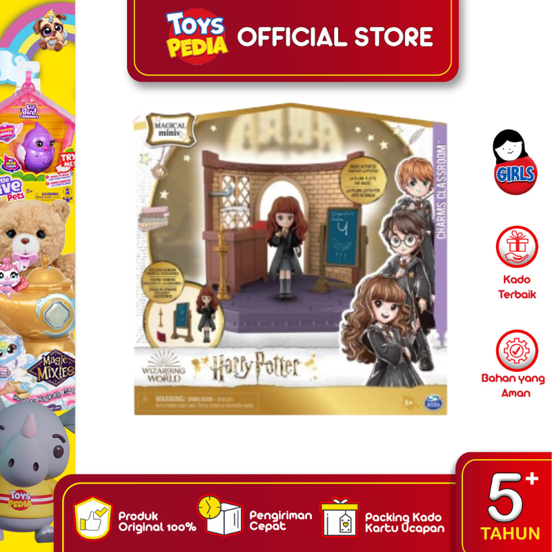 Jual Mainan Mini Figur Wizarding World Magical Mini Classroom Playset ...