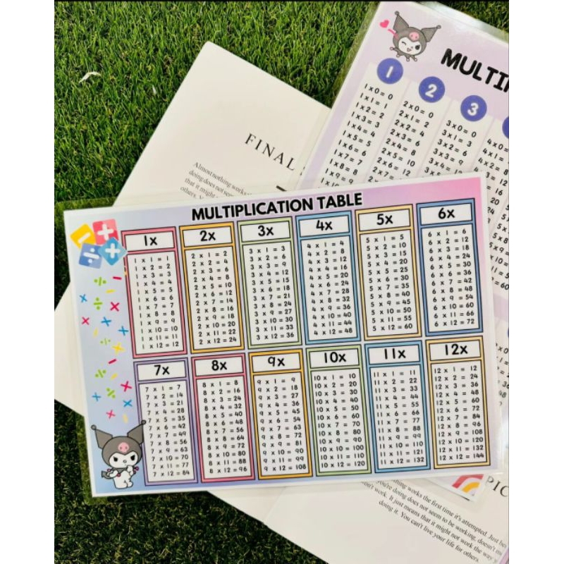 Jual PERKALIAN/BELAJAR PERKALIAN/KUROMI/SANRIO / MENGHITUNG KARAKTER ...