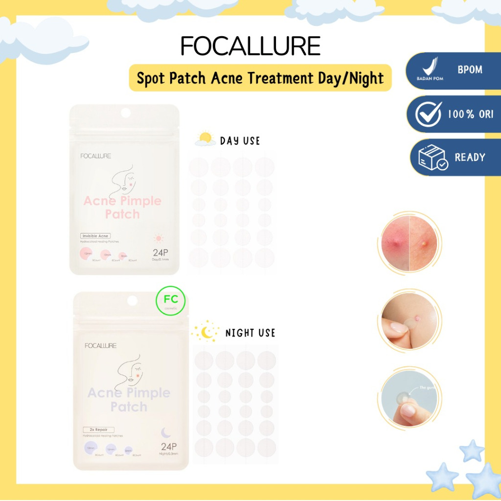 Jual FOCALLURE Acne Pimple Patch Day/Night | Shopee Indonesia