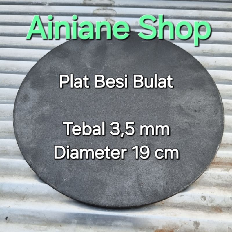 Jual Besi Plat Bulat 3,5 mm Diameter 190 mm | Shopee Indonesia