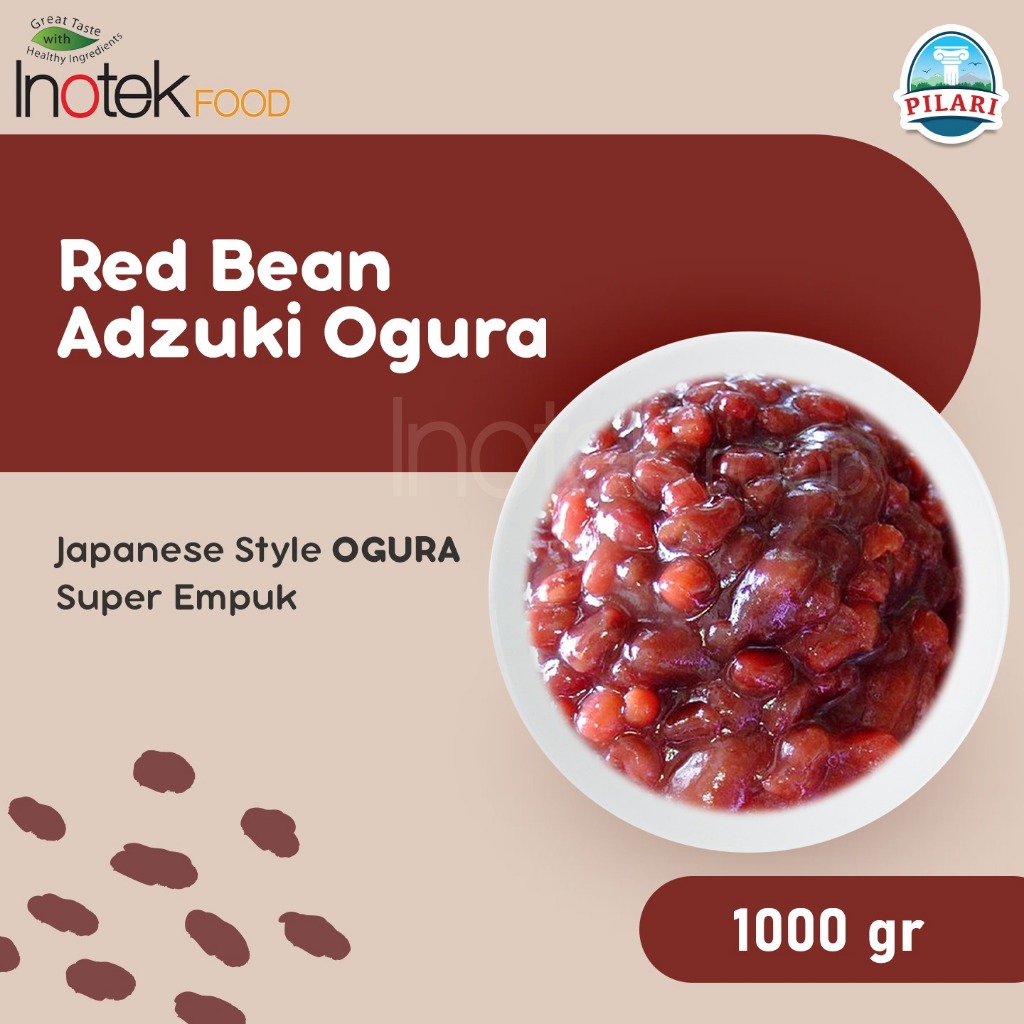 Jual RED BEAN ADZUKI OGURA / KACANG MERAH ADZUKI OGURA SIAP SAJI @1KG ...