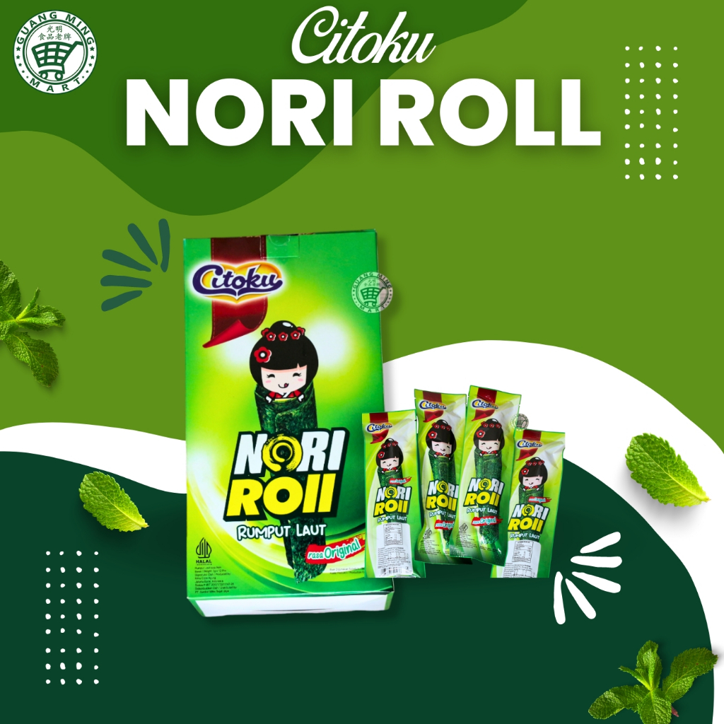 Jual Citoku Nori Roll / Rumput Laut Vegetarian | Shopee Indonesia