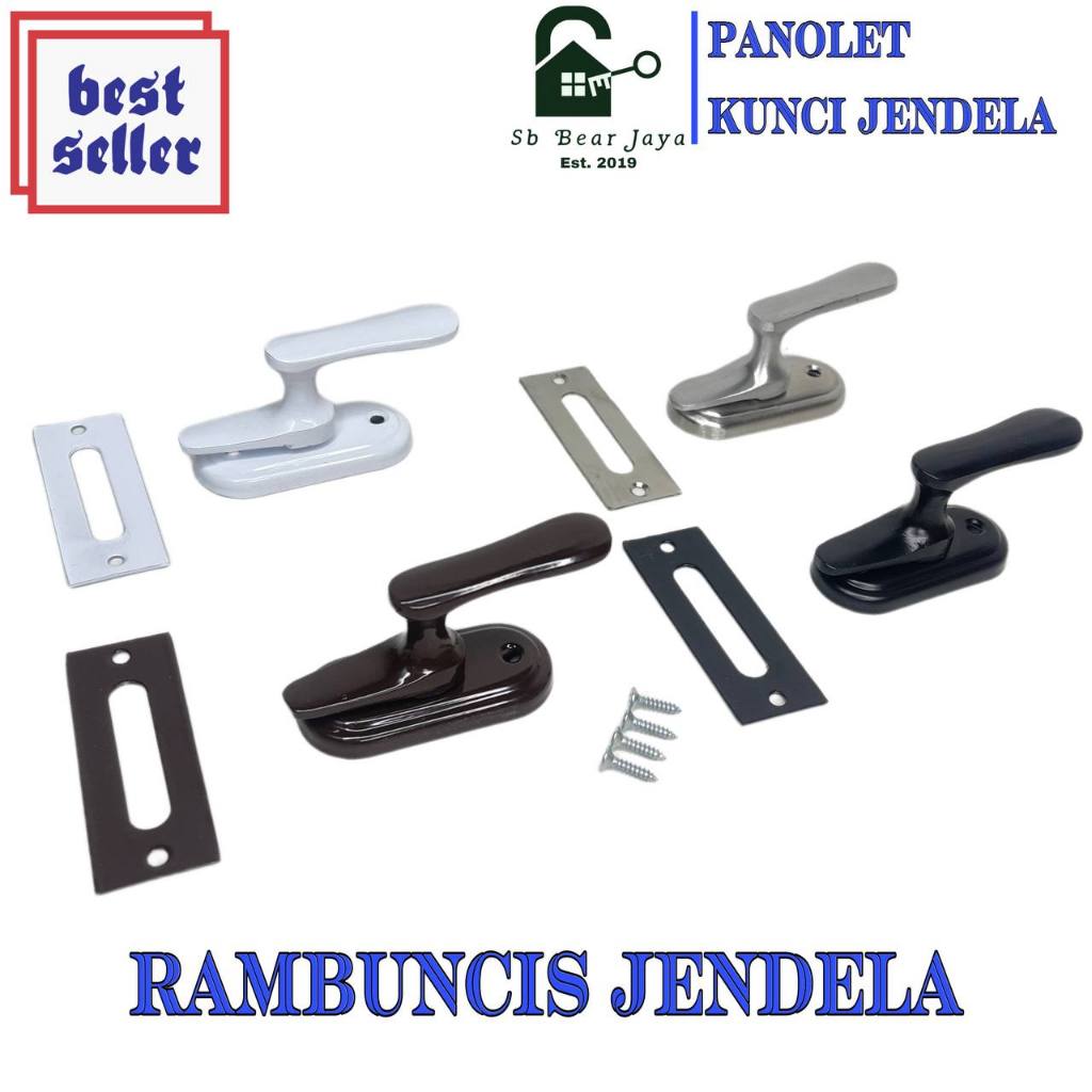 Jual [ SBJ ] Rambunci jendela aluminium tebal grendel slot jendela ...