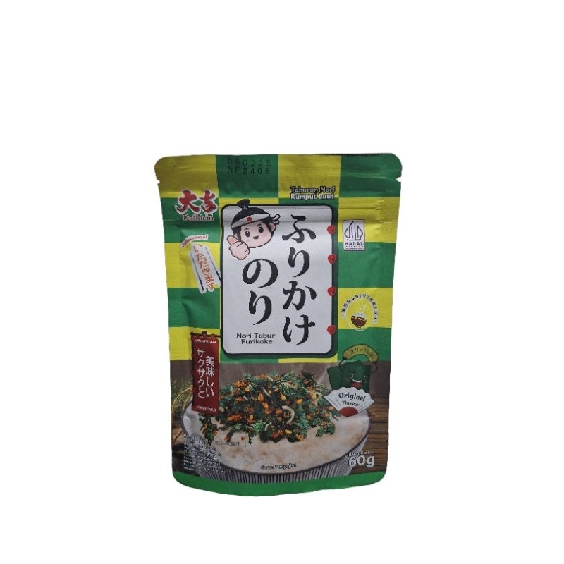 Jual Daikichi Nori Tabur Furikake 60gr Rasa Original Halal | Shopee ...
