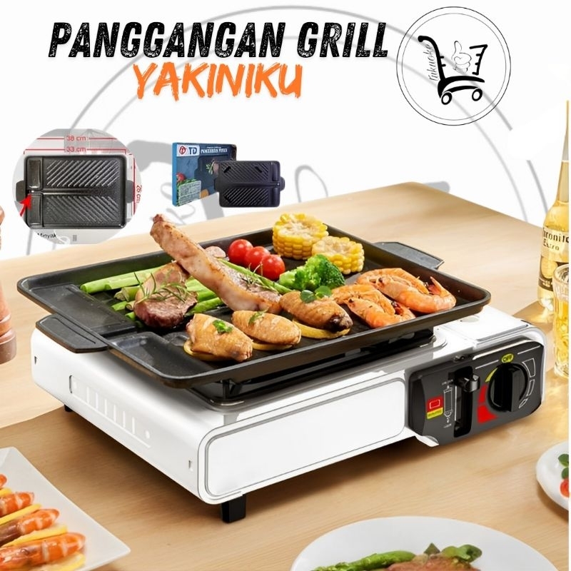 Jual MULTI ROASTER PANGGANGAN YAKINIKU BBQ MULTI ROASTER YAKINIKU SQUARE PAN / YAKINIKU GRILL ...