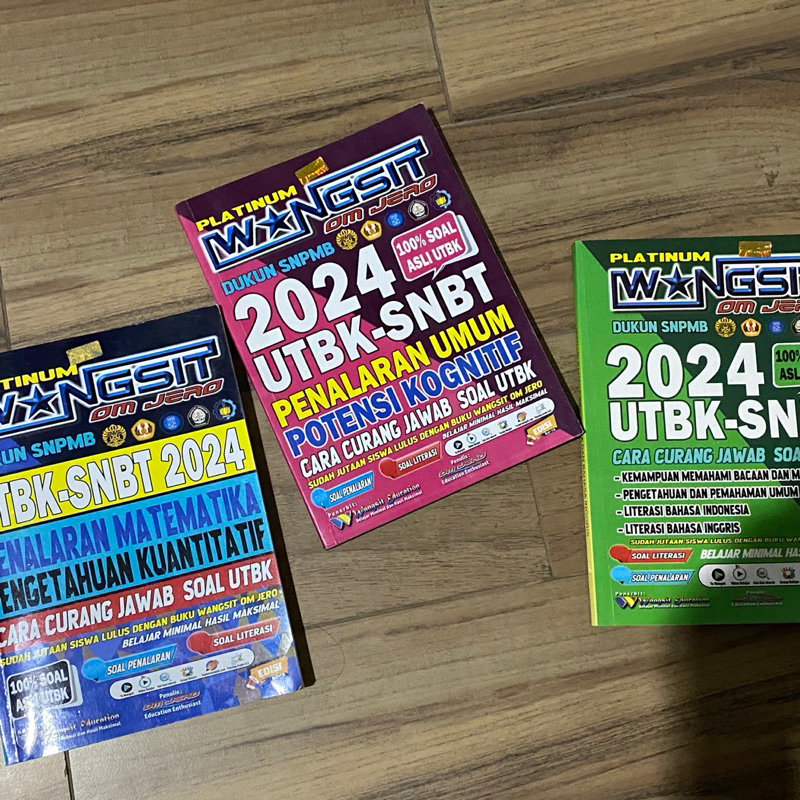 Jual buku wangsit 2024 tps literasi 3pcs bekas | Shopee Indonesia