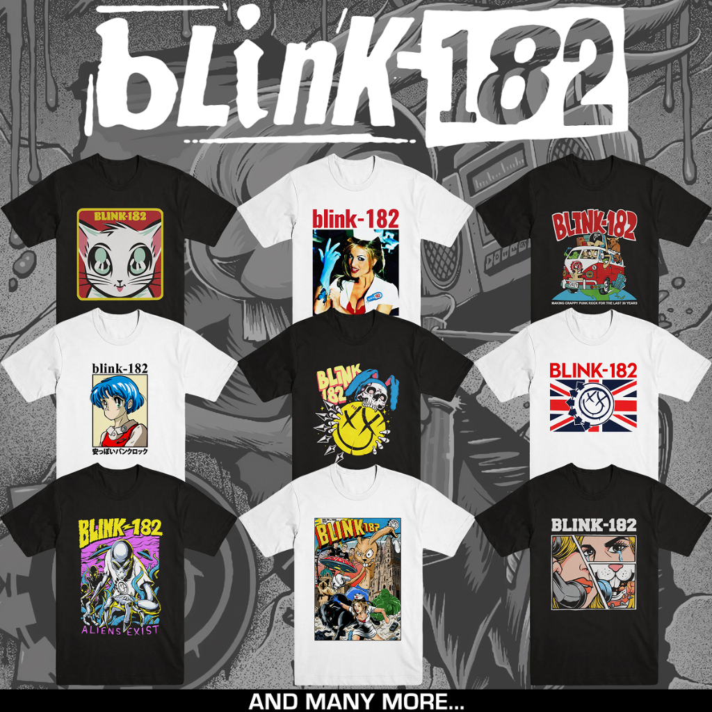 Jual BLINK 182 | T-SHIRT BAND | POP PUNK - ROCK | MERCHANDISE | Shopee ...