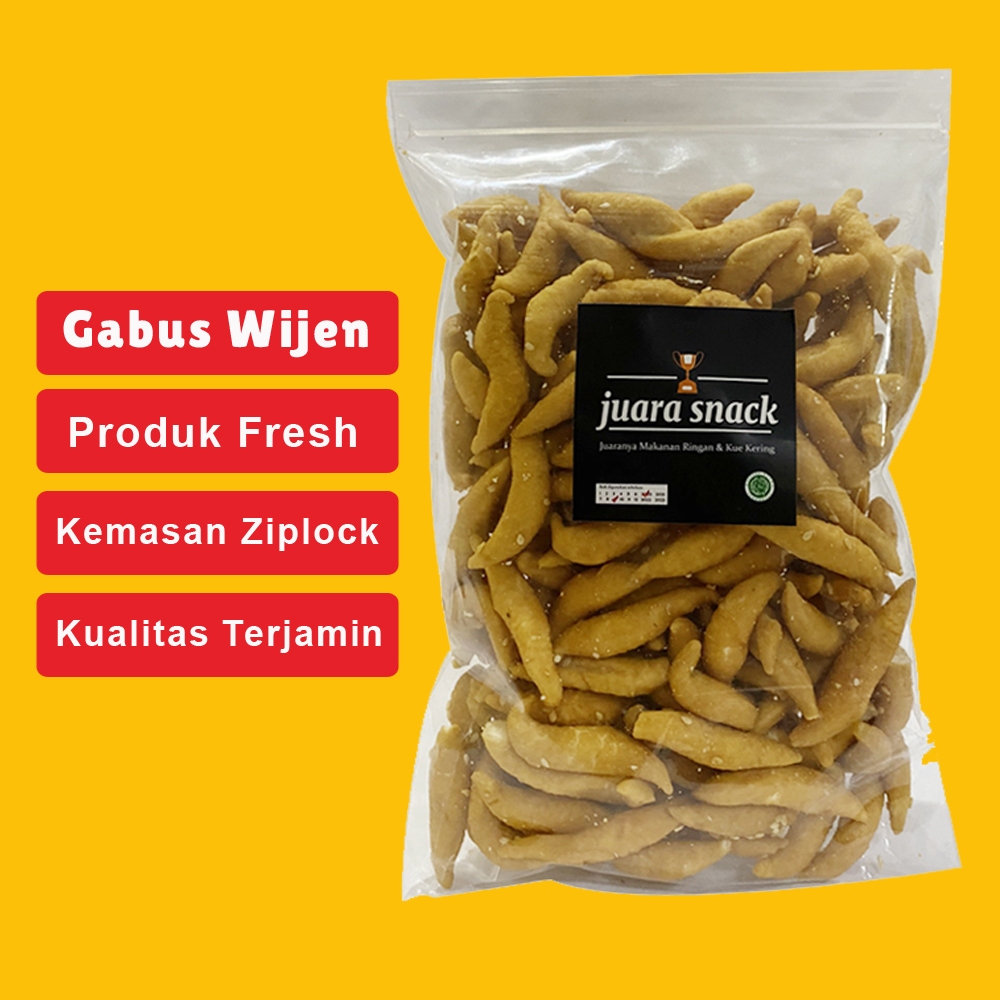 Jual Juara Snack - Gabus Wijen Manis 200gr | Shopee Indonesia