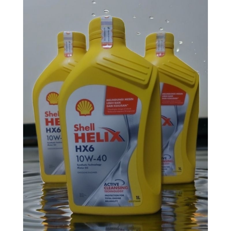 Jual BARCODE Oli Mesin Shell Helix HX6 SAE 10W40 1 liter SCAN BENSIN ...