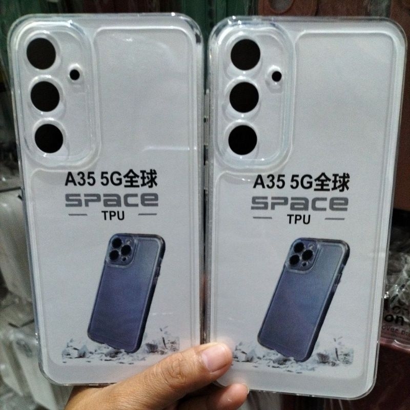 Jual Soft Case Original Space Bening Samsung A35 5G Casing Transparan ...